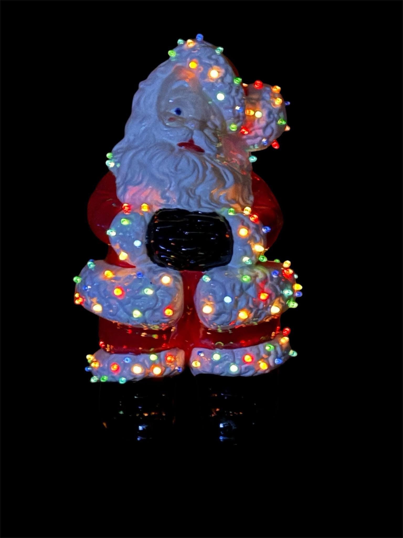 Atlantic Mold A631 Large Winking Santa Local Pickup Lock Haven, PA ...